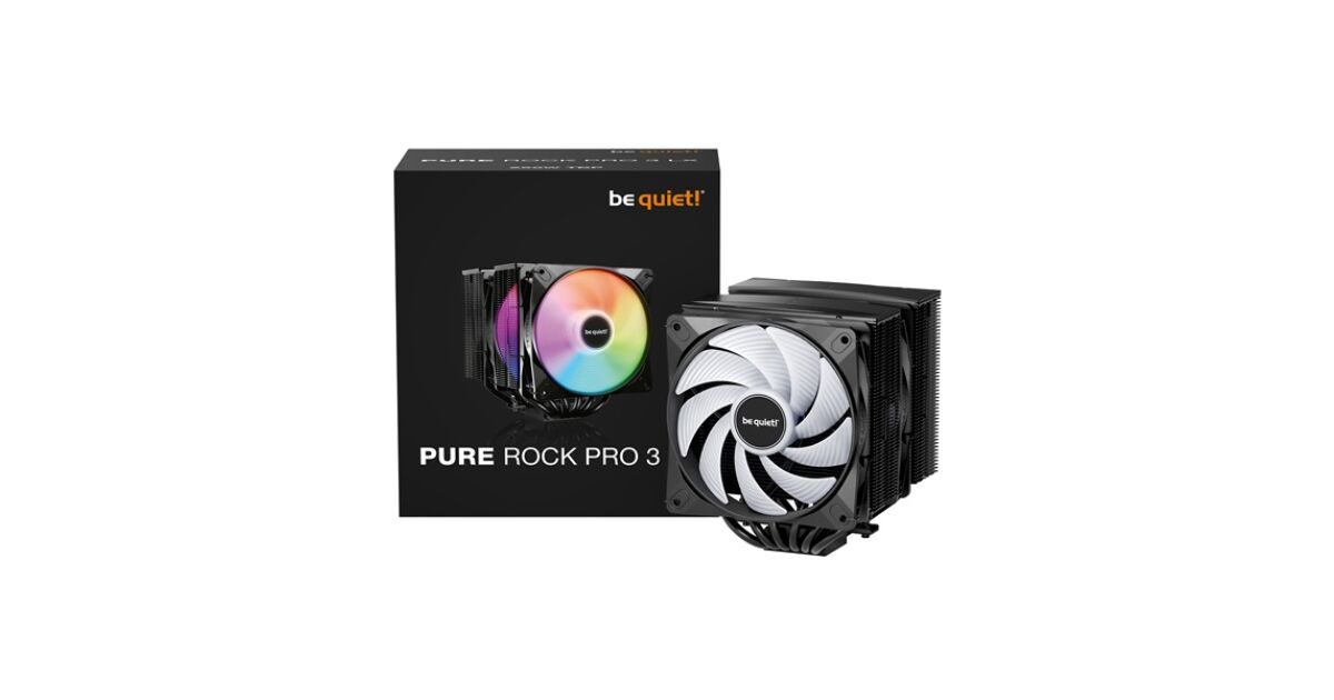 Be Quiet! Răcitor de procesor PURE ROCK PRO 3 LX Black (AMD: AM4/AM5 ...