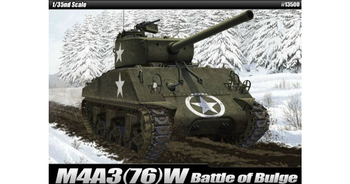 Academy M4A3(76)W US Army Battle of Bulge 1:35 (13500) | Pepita.hu
