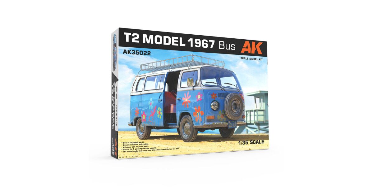 AK Interactive T2 Model 1967 BUS 1/35 scale 1:35 (AK35022) | Pepita.hu