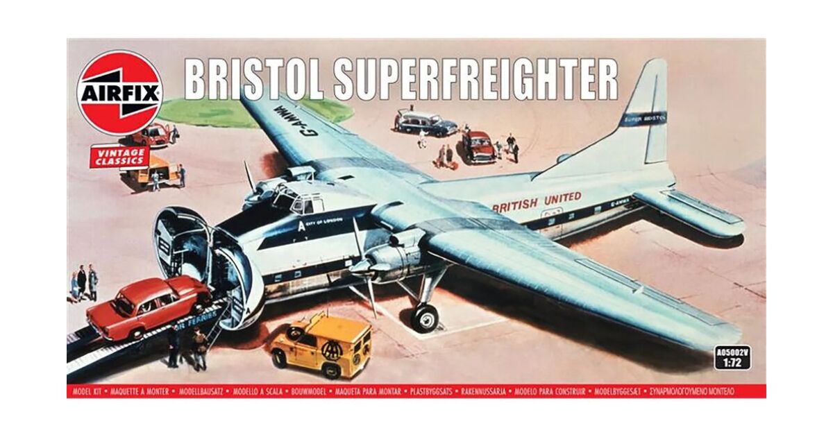 Airfix Vintage Classic, Bristol Superfreighter 1:72 (A05002V) | Pepita.com