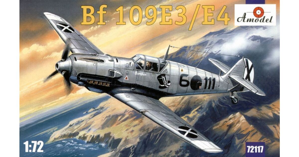 Amodel Messerschmitt Bf 109 E-3/E-4 Re-release 1:72 (AMO72117) | Pepita.com