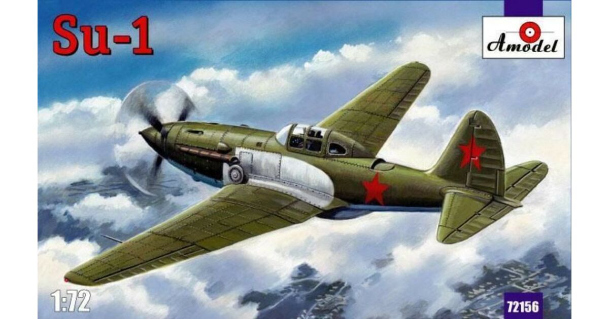 Amodel Sukhoi Su-1 Soviet fighter 1:72 (AMO72156) | Pepita.com