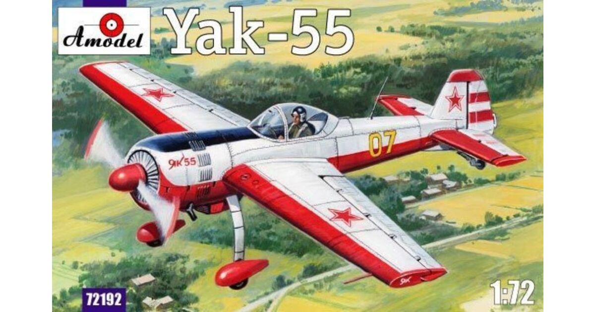 Amodel Yak-55 Soviet aerobatic aircraft 1:72 (AMO72192) | Pepita.hu