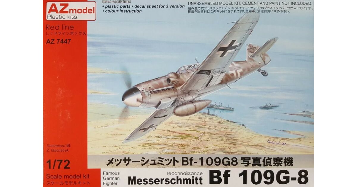 AZ model Bf 109G-8 Recon 1:72 (7447) | Pepita.com