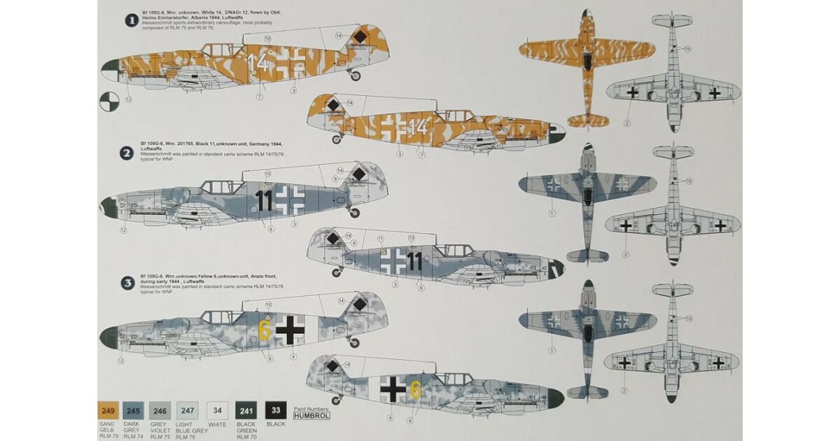 AZ model Bf 109G-8 Recon 1:72 (7447) | Pepita.com