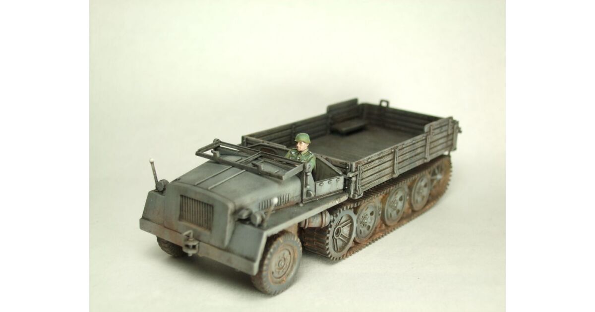 Caesar Miniatures WWII German s.WS Halftrack 1:72 (7210) | Pepita.com