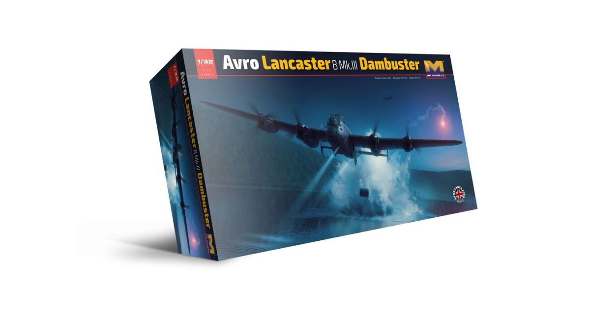 HongKong Model Avro Lancaster B Mk.III Dambuster 1:32 (01E011) | Pepita.com