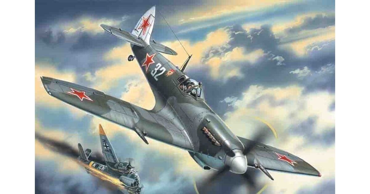 ICM Supermarine Spitfire LF.IXE WWII Soviet Air Force Fighter 1:48 ...