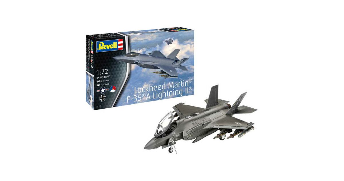 Revell Lockheed Martin® F-35®A 1:72 (03799) | Pepita.com