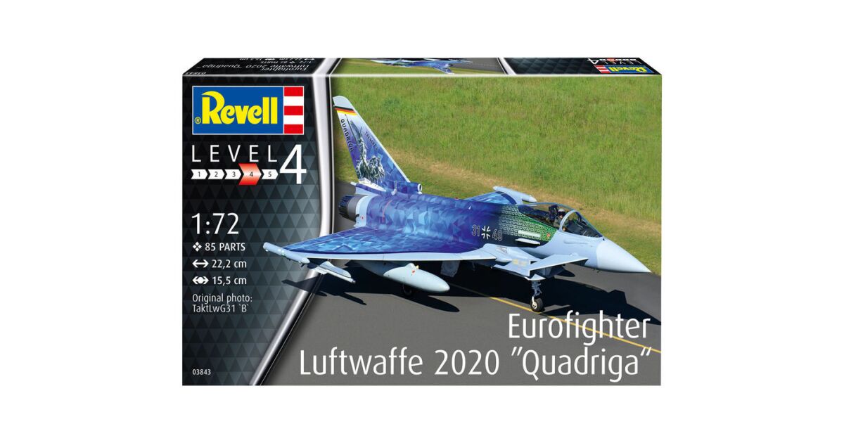 Revell Eurofighter Luftwaffe 2020 Quadriga 1:72 (03843) | Pepita.hu