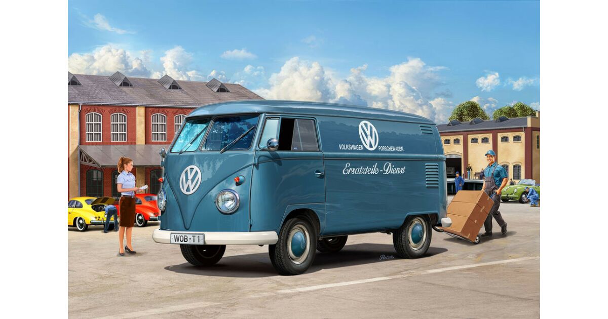 Revell VW T1 Panel Van - 75 Years of the VW T1 1:16 (07742) | Pepita.com