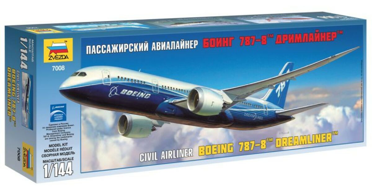 Zvezda Boeing 787 Dreamliner 1:144 (7008) | Pepita.hu