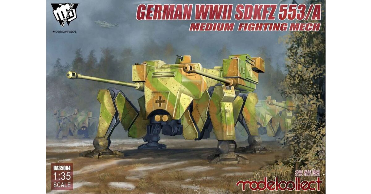 Modelcollect Fist of War German WWII sdkfz 553/A medium fighting Mech 1 ...