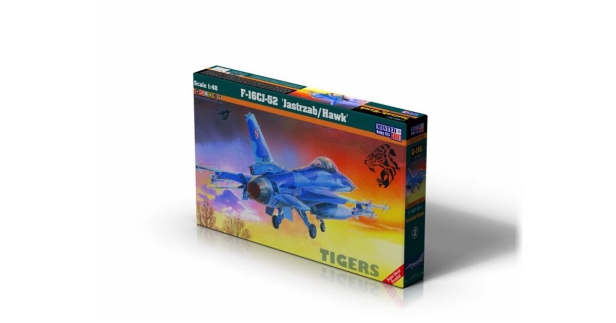 Mistercraft F-16C BLOCK 52 + JASTRZAB HAWK 1:48 (G-116) | Pepita.com
