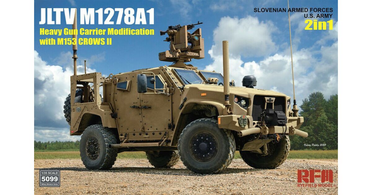 Rye Field Model JLTV M1278A1 Heavy Gun Carrier Modification with M153 ...