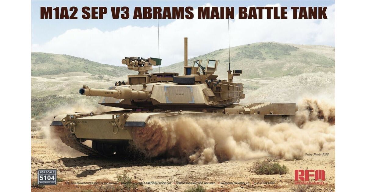 Rye Field Model M1A1 SEP V3 Abrams Main Battle Tank 1:35 (5104) | Pepita.hu