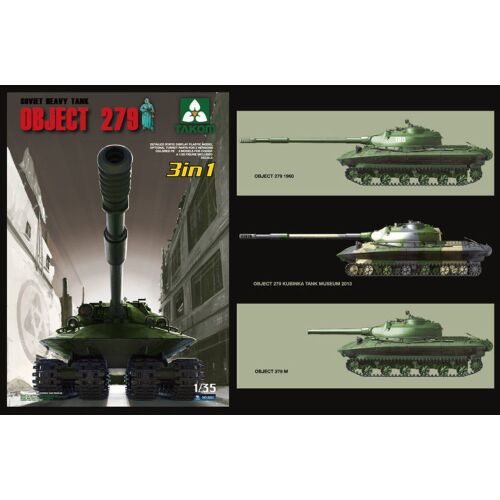Takom Soviet Heavy Tank Object 279 3in1 1:35 (TAK2001) | Pepita.com