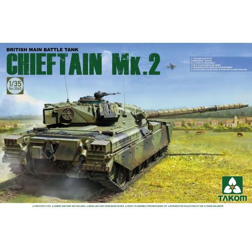 Takom British main Battle Tank Chieftain Mk.2 1:35 (TAK2040) | Pepita.com