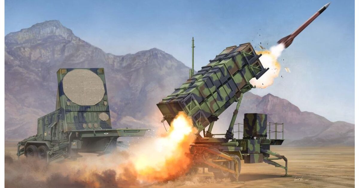 Trumpeter M901 Launching Station &AN/MPQ-53 Radar Radar set of MIM-104 ...
