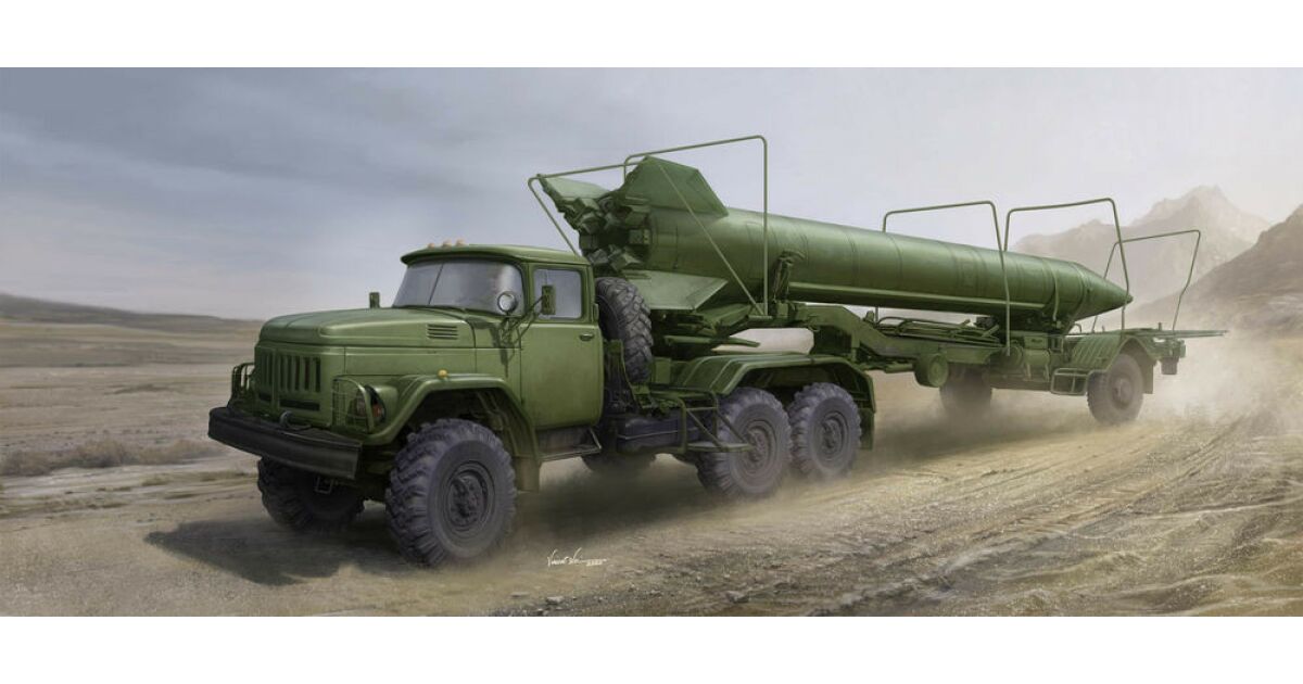 Trumpeter Soviet Zil-131V tow 2T3M1 Trailer with 8K14 Missile 1:35 ...