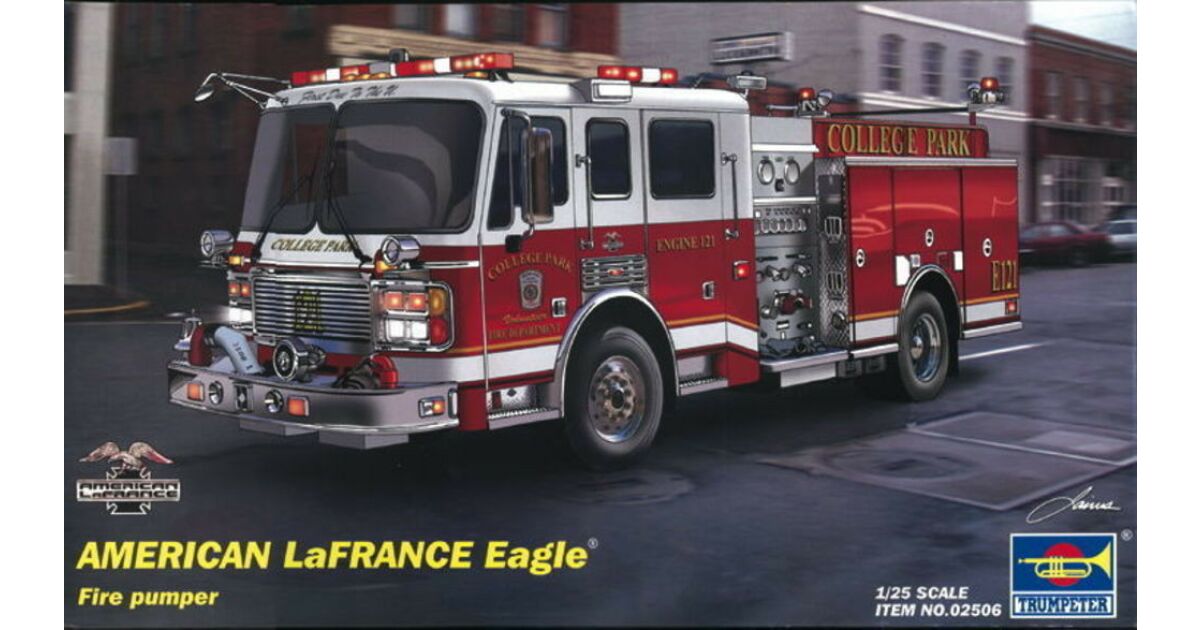 Trumpeter American LaFrance Eagle Fire Pumper 2002 1:25 (02506) | Pepita.hu