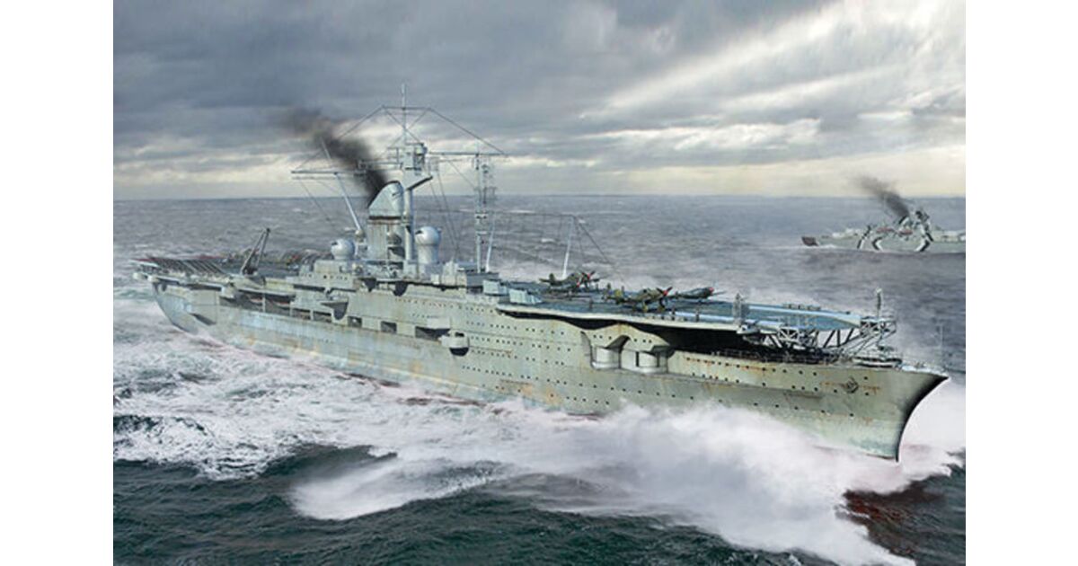 Trumpeter German Navy Aircraft Carrier DKM Peter Strasser 1:700 (06710 ...