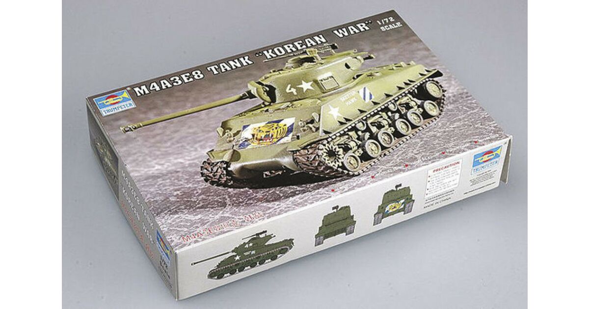 Trumpeter M4A3E8 Tank (T80 Track) 1:72 (07229) | Pepita.com