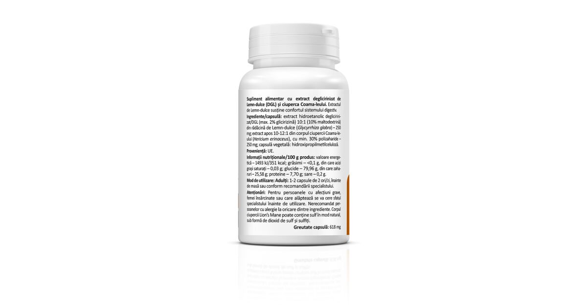 GastriHelp, 30 capsule, gastrita, ulcer, Prevenirea recurentei ...
