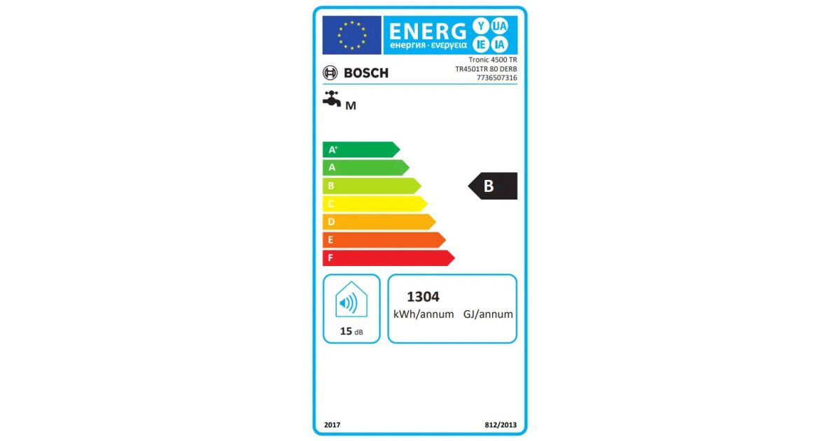 BOSCH Tronic TR4501 Flat EBP 80 szögletes villanybojler | Pepita.hu