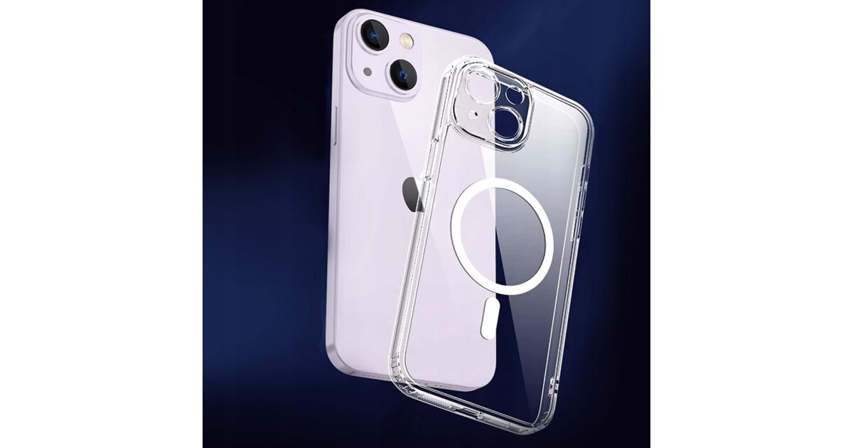 Co2 Mágneses Tok Átlátszó Tok Megerősített Magsafe Iphone 15 Plushoz ...