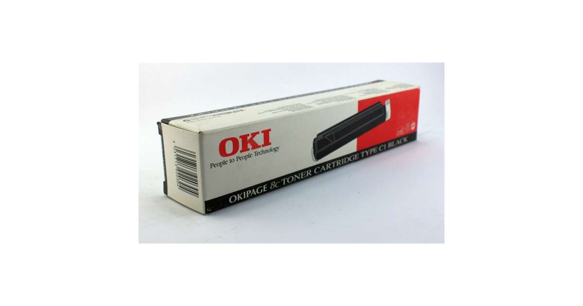 Oki 8c/type c1 toner black original | Pepita.com