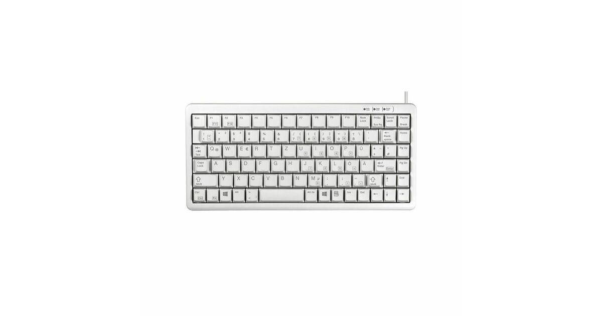 Cherry G84-4100 Compact Keyboard Light Grey UK G84-4100LCMGB-0 | Pepita.hu