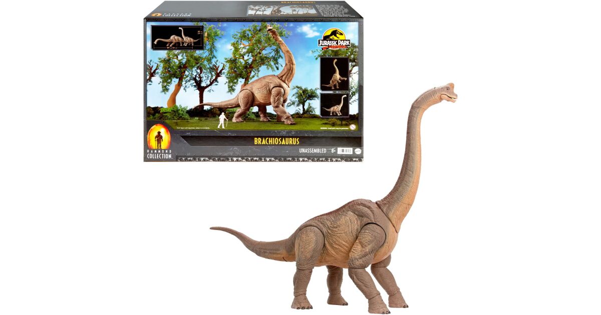 Mattel Jurassic World Hammond Collection Brachiosaurus figura (HNY77 ...