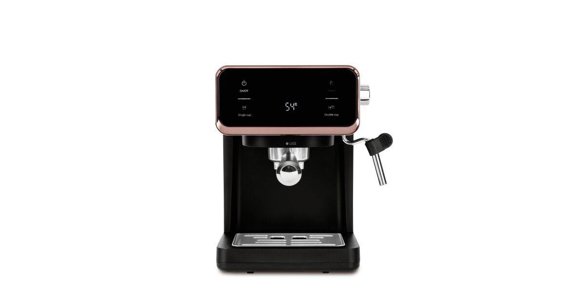 Berlinger Haus BH-9732 BlackRose Collection 3in1 digitális Espresso kávéfőző - Fekete, Rosegold ...