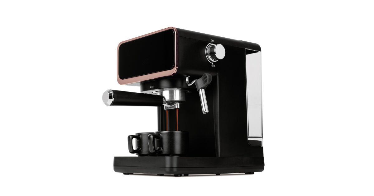 Berlinger Haus BH-9732 BlackRose Collection 3in1 digitális Espresso kávéfőző - Fekete, Rosegold ...