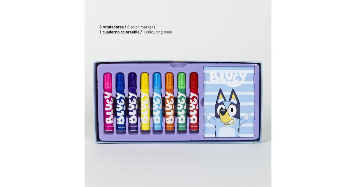 Bluey Kreatív Írószer Szett Bőröndben - 26x13cm | Pepita.hu