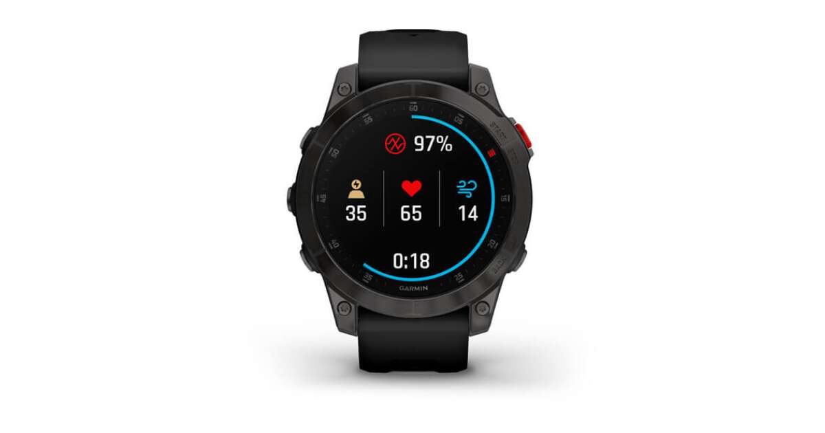 Garmin epix (Gen 2) 3,3 cm (1.3) AMOLED 22 mm Fekete GPS (műhold ...