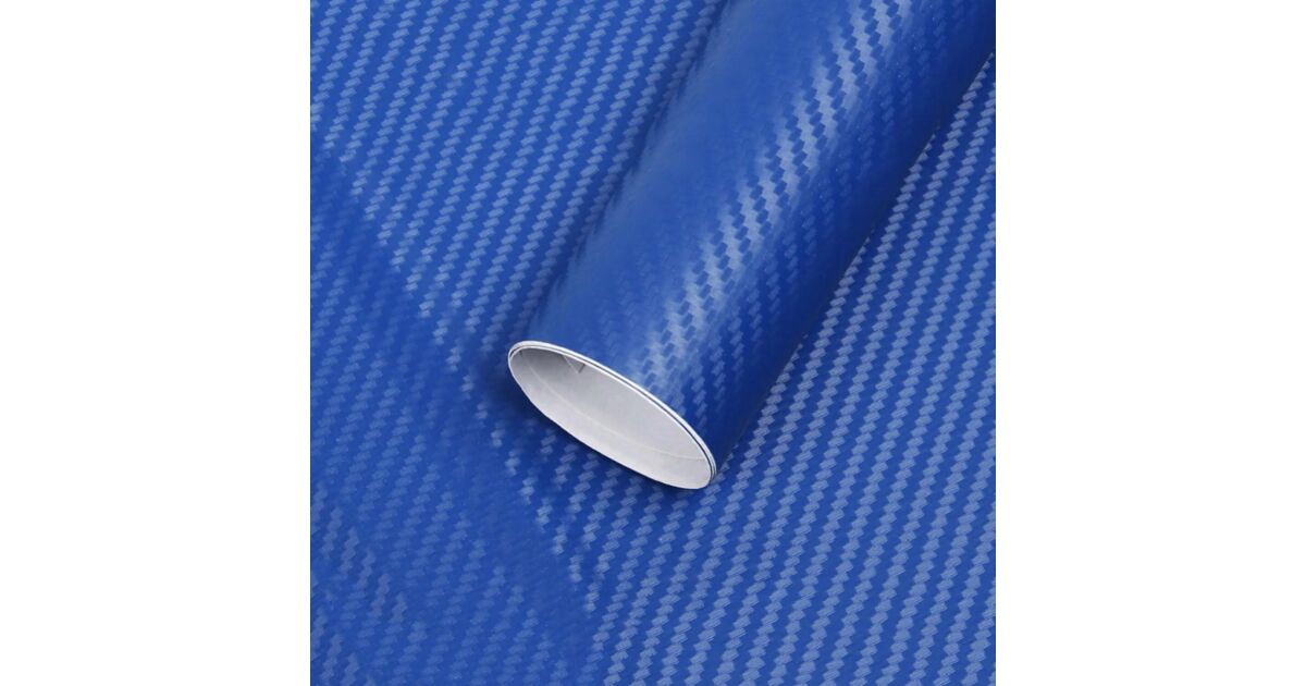 Folie colantare auto Carbon 3D - Albastru (3m x 1,27m) | Pepita.com