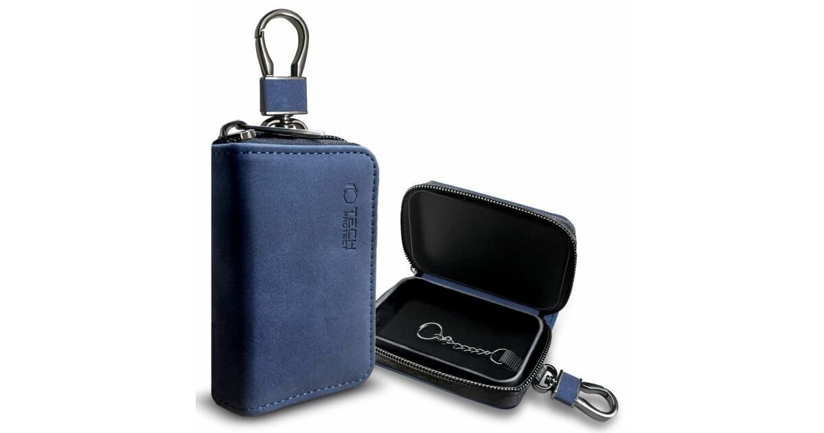 Tech-Protect Faraday Cage Pouch Rfid Kulcs Nélküli Blocker Tokhoz Navy ...
