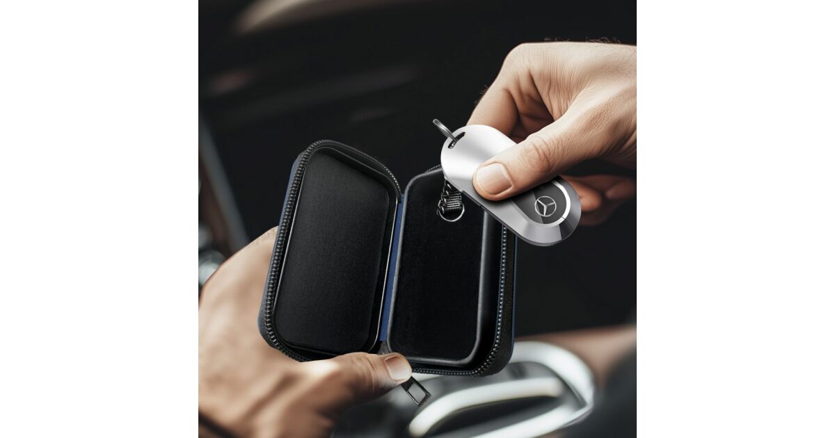Tech-Protect Faraday Cage Pouch Rfid Kulcs Nélküli Blocker Tokhoz Navy ...