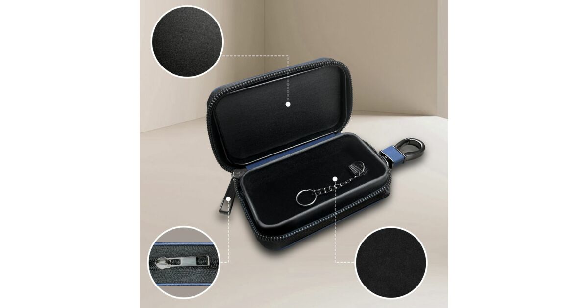 Tech-Protect Faraday Cage Pouch Rfid Kulcs Nélküli Blocker Tokhoz Navy ...