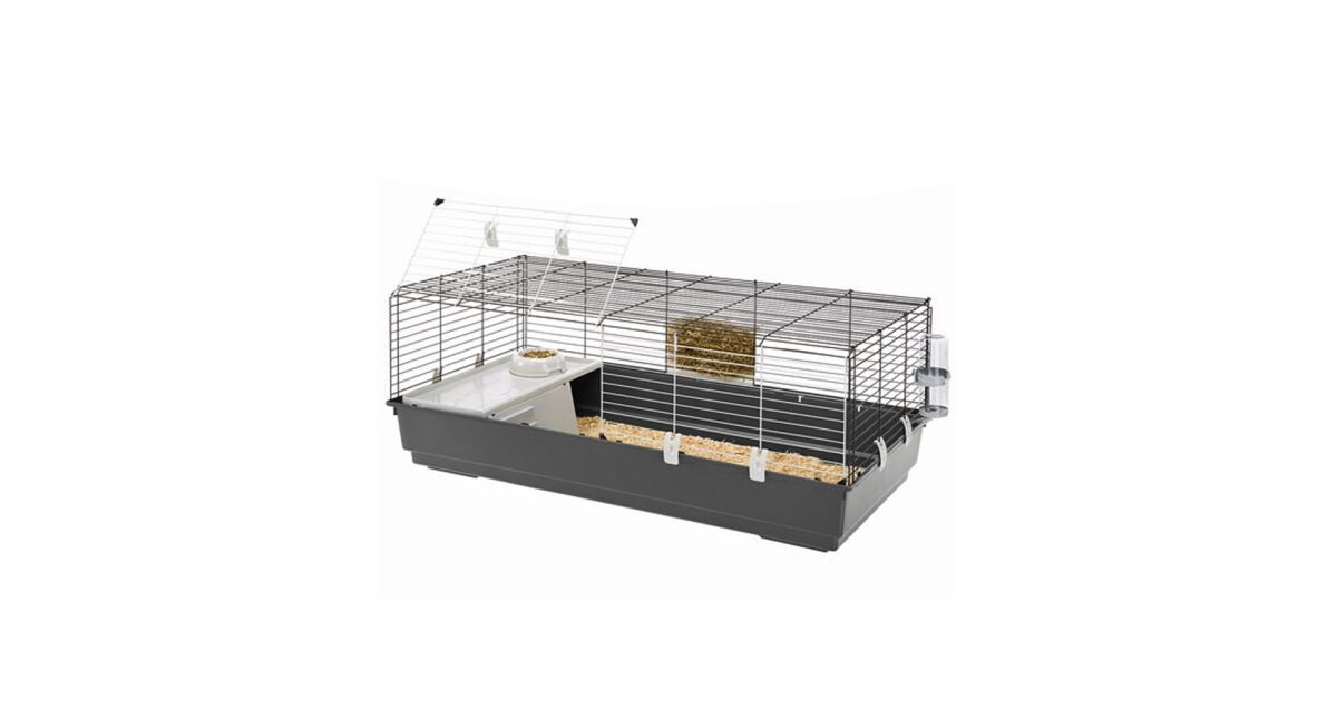 Ferplast Rabbit 120 EL nyúlketrec felszerelés NÉLKÜL szürke | Pepita.hu