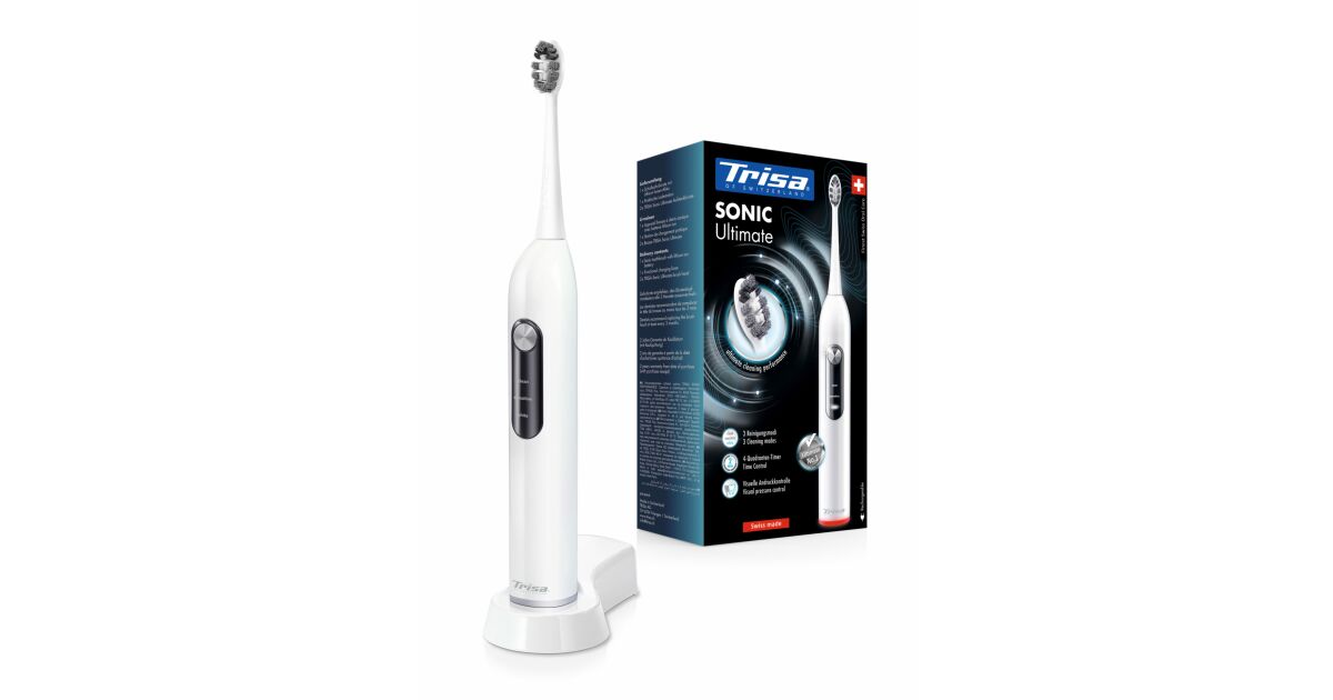 Periuta de dinti electrica sonica Trisa Sonic Ultimate pana la 40000 de ...