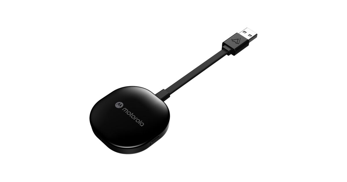 Motorola Wireless car adapter Android Auto MA1, Black | Pepita.com