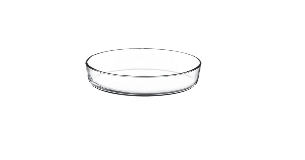 Borcan oval din sticlă termorezistent BORCAM 2.360ml, 306*216*60mm ...