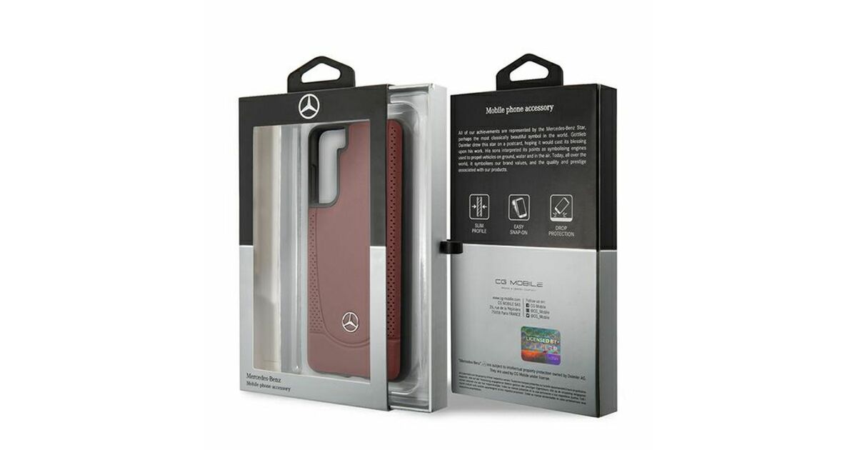 Mercedes Urban Line Tok Burkolata Samsung Galaxy S21+ Red | Pepita.hu