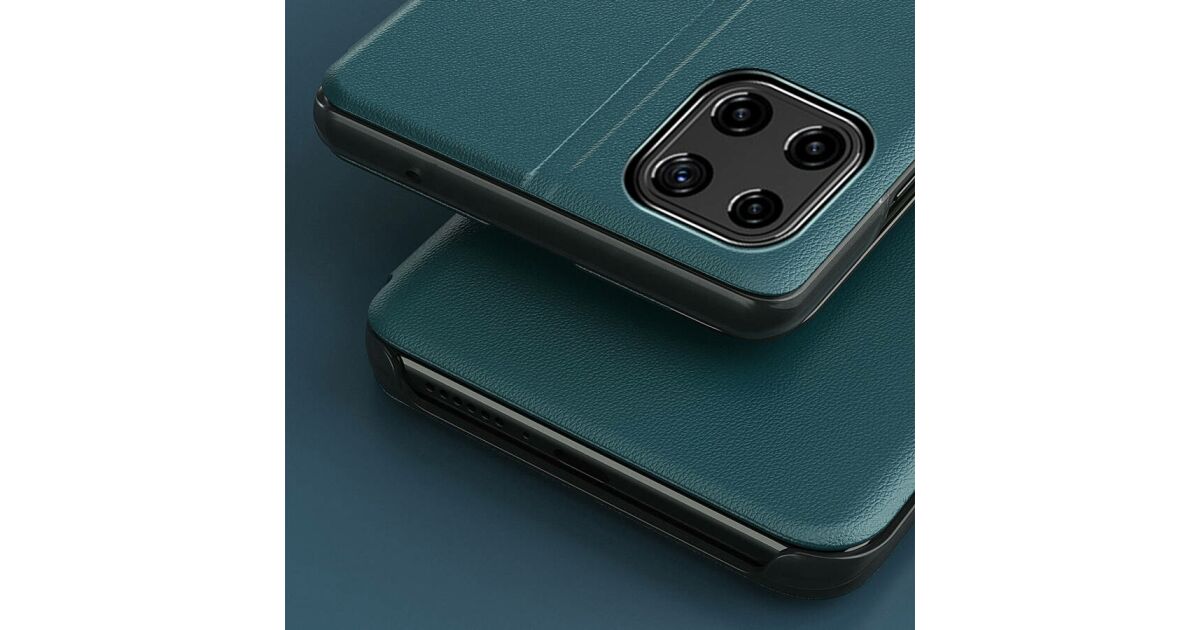 Eco Bőr Tok Burkolat Ház Samsung Galaxy A22 4G Blue Készülékhez | Pepita.hu