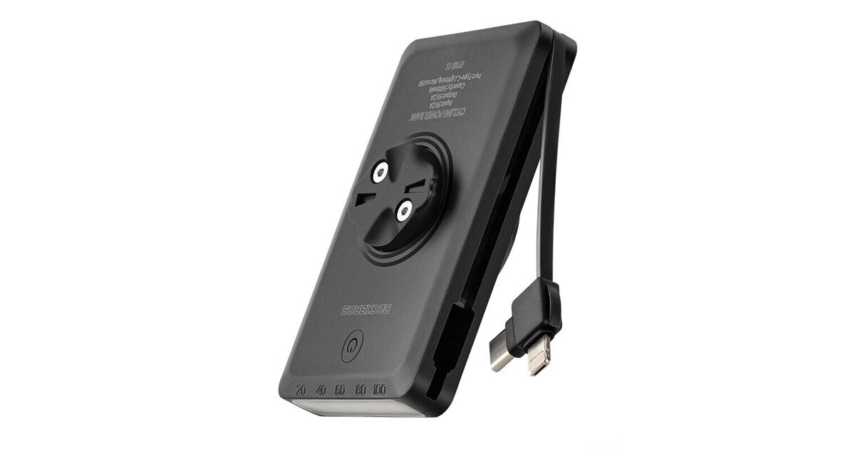 Rockbros Első Kerékpárlámpa Powerbank-Kal 5000Mah 150Lm Fekete | Pepita.hu