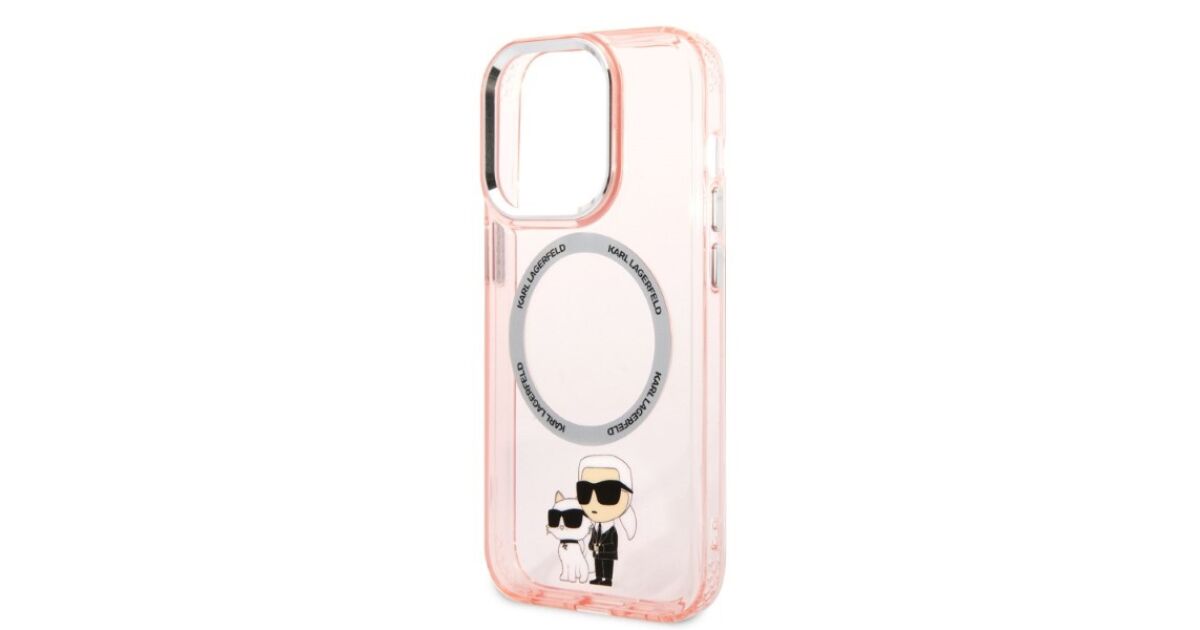 Karl Lagerfeld KLHMP14XHNKCIP iPhone 14 Pro Max 6,7 tvrdé puzdro ružové ...