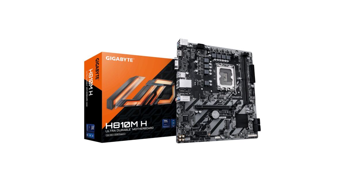 GIGABYTE H810M H Mainboard Intel H810 LGA 1851 (Sockel V1) Micro ATX ...